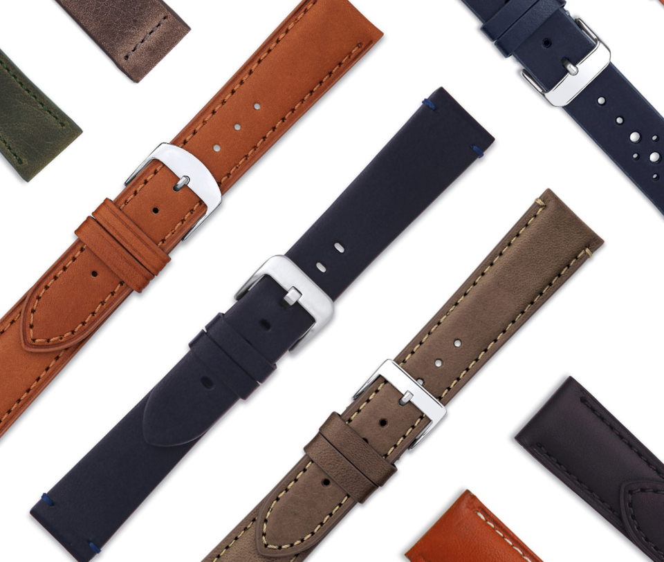 Vegetable Tanned Leather Watch Straps - Condor Straps
