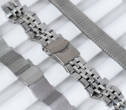 Stainless Steel Watch Strap with Safety Catch Clasp - Condor Straps